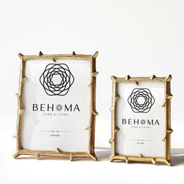 Metal Twig Frame, Gold - Set of 2 (8x6 & 6x4)