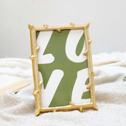 Metal Twig Frame, Gold - Set of 2 (8x6 & 6x4)